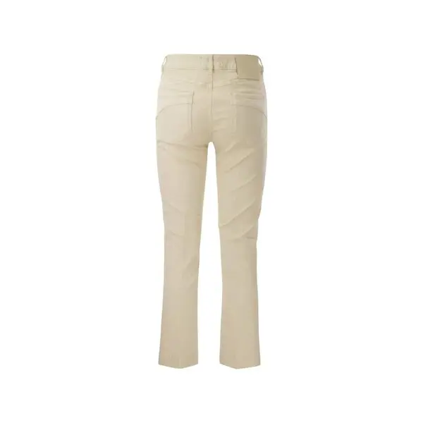 Sportmax Nilly Cotton Denim Jeans - Cream