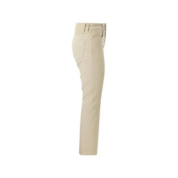 Sportmax Nilly Cotton Denim Jeans - Cream
