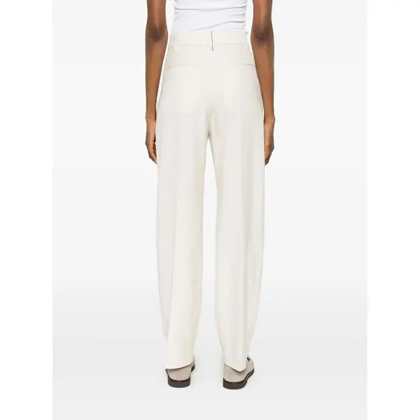Brunello Cucinelli Neutrals Trousers Straight Trousers