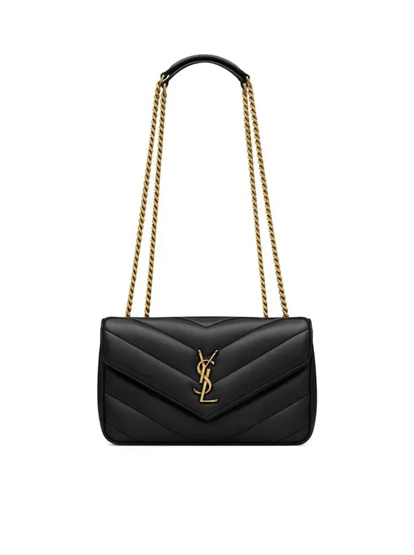 Saint Laurent Small Leather Bag - Black