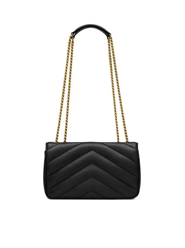 Saint Laurent Small Leather Bag - Black