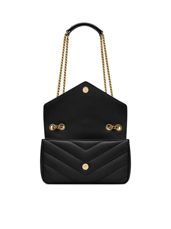 Saint Laurent Small Leather Bag - Black