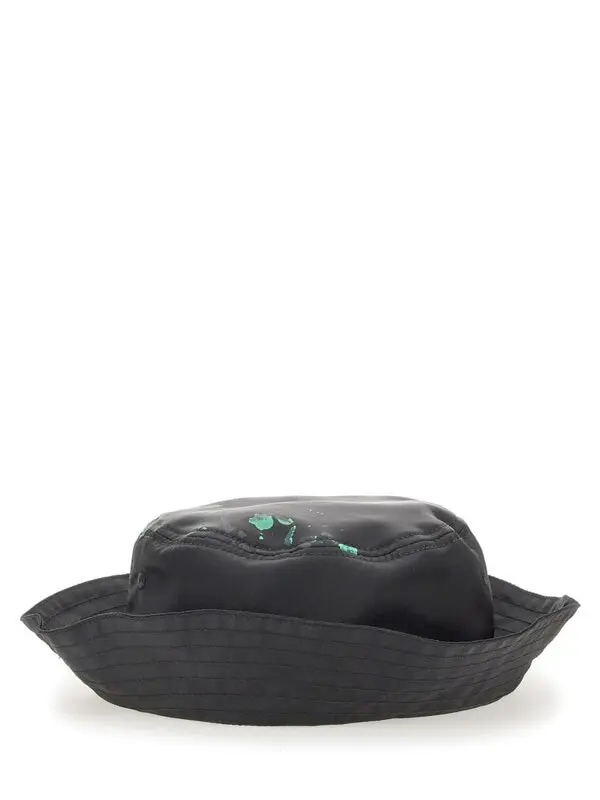 Moschino Bucket Hat With Logo - Black