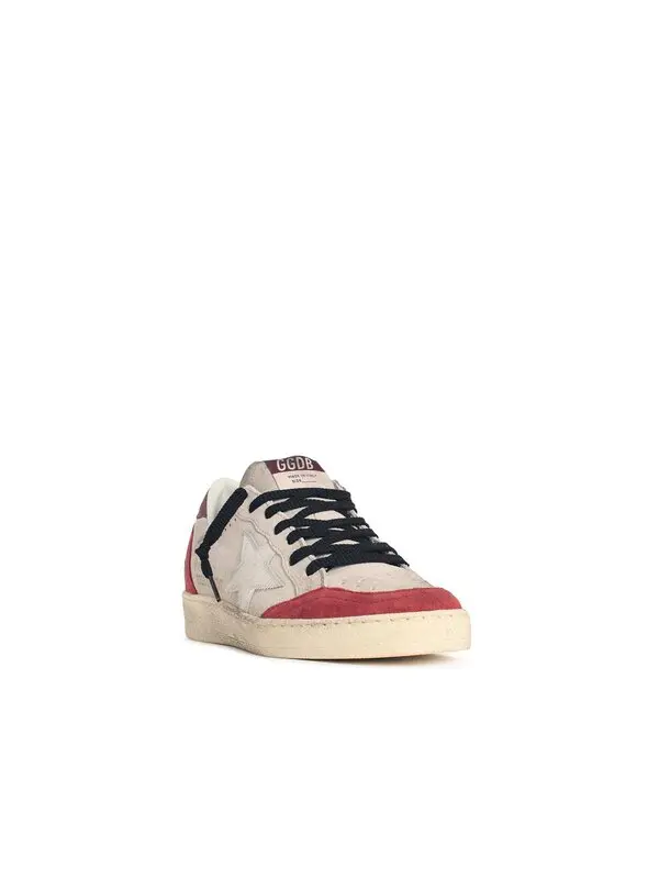 GOLDEN GOOSE Ball Star Suede Sneakers - Cream