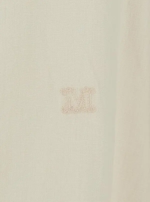 Max Mara Linen Long-sleeve Shirt - Multicolor