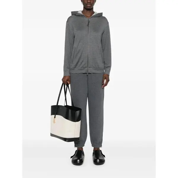 Brunello Cucinelli Grey Tops Hoodies