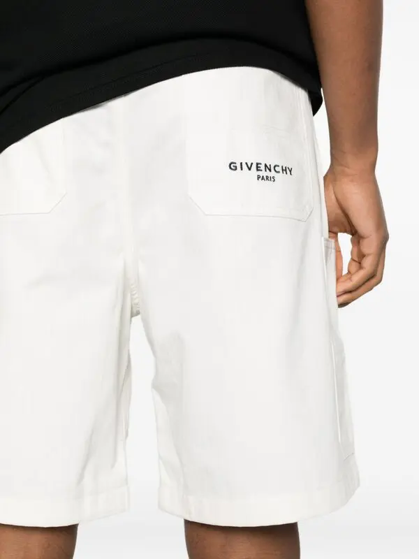 Givenchy Denim Cargo Shorts