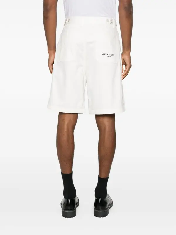 Givenchy Denim Cargo Shorts - Multicolor