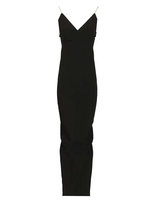 Rick Owens Long Dress Maillot Gown - Black
