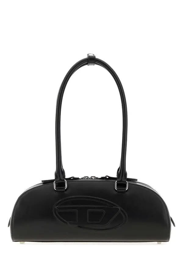 DIESEL® Leather 1dr Dome Shoulder Bag