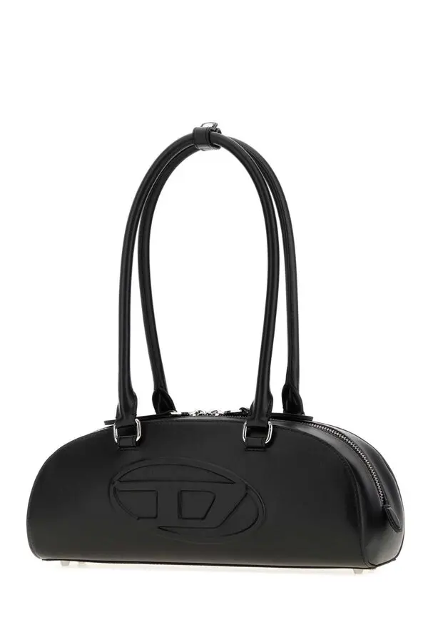 DIESEL® Leather 1dr Dome Shoulder Bag