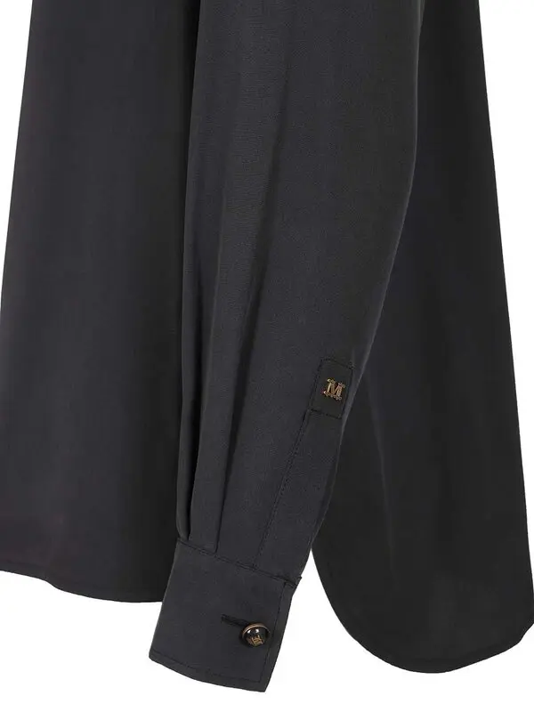 Max Mara Siamese Shirt In Washed Silk