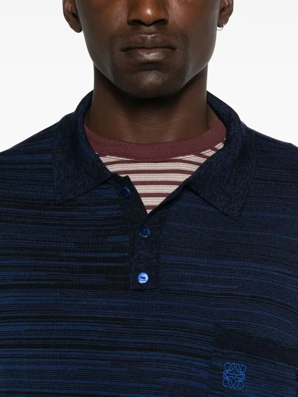 Loewe Anagram Wool Polo Shirt
