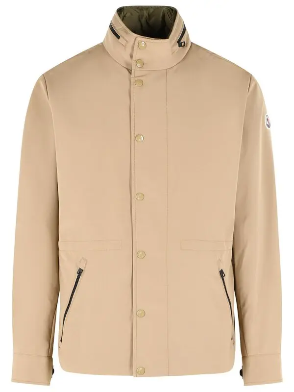 Moncler Chuqui' Beige Polyester Blend Jacket - Cream