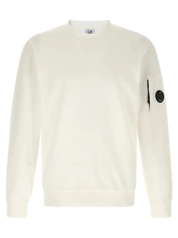 C.P. COMPANY Fleece Sweatshirt - White