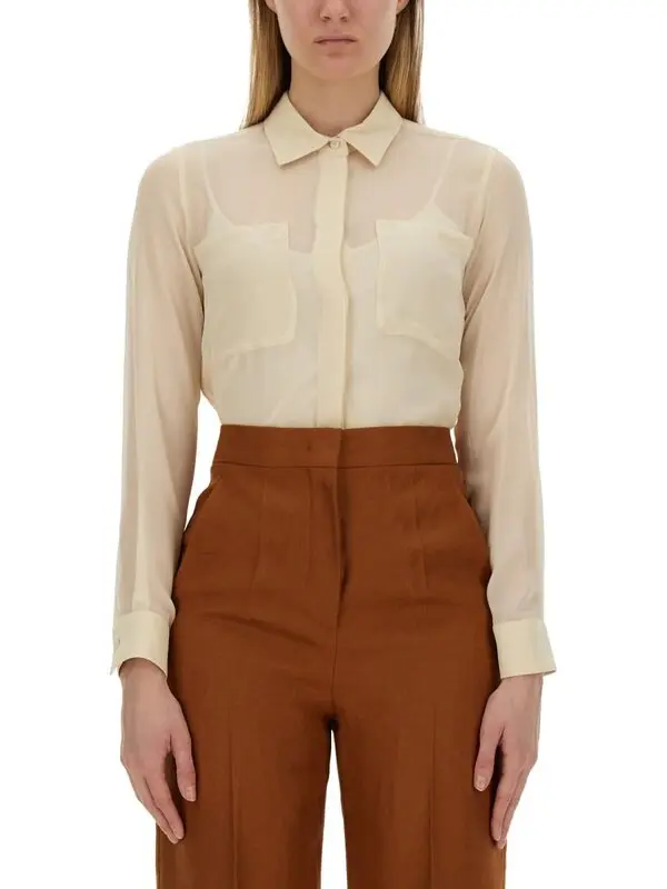 Max Mara Summer Clam Shirt - Cream