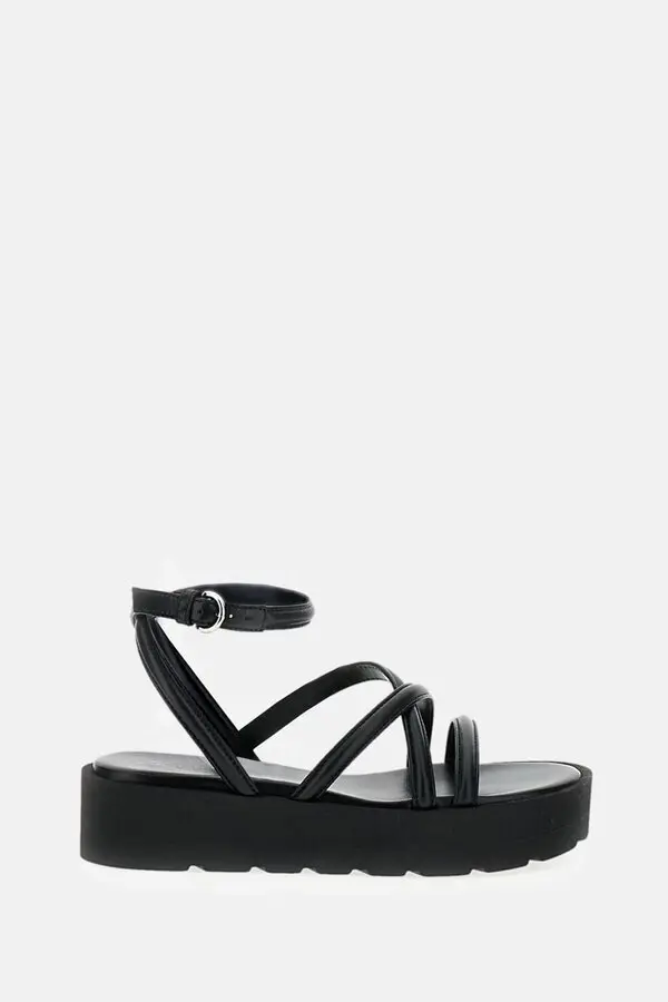 GIANVITO ROSSI Faltform Sandals In Nappa - Multicolor