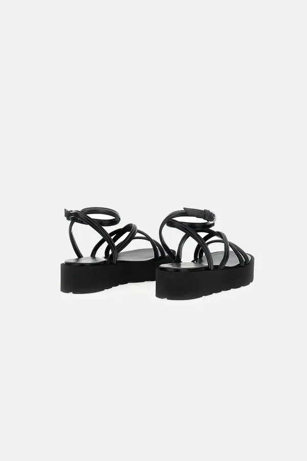 GIANVITO ROSSI Faltform Sandals In Nappa - Multicolor