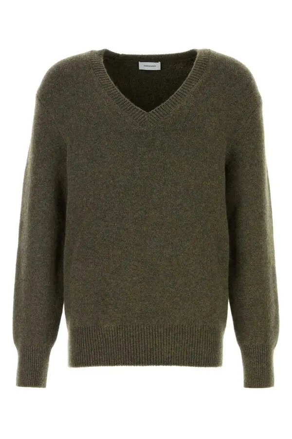 FERRAGAMO Cashmere Sweater - Green