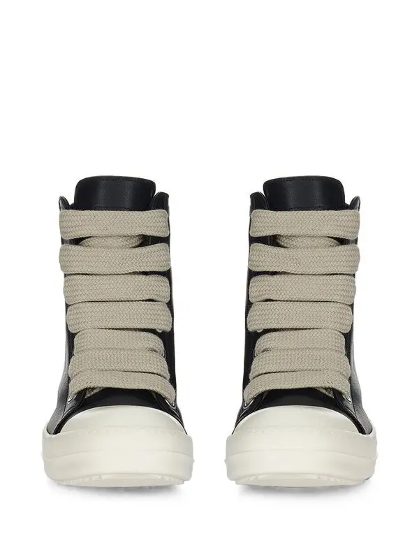 Rick Owens Jumbolace Leather Sneakers
