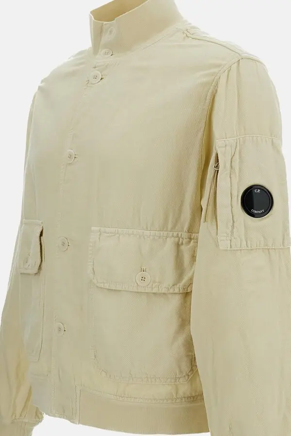 C.P. COMPANY Linen Blend Jacket