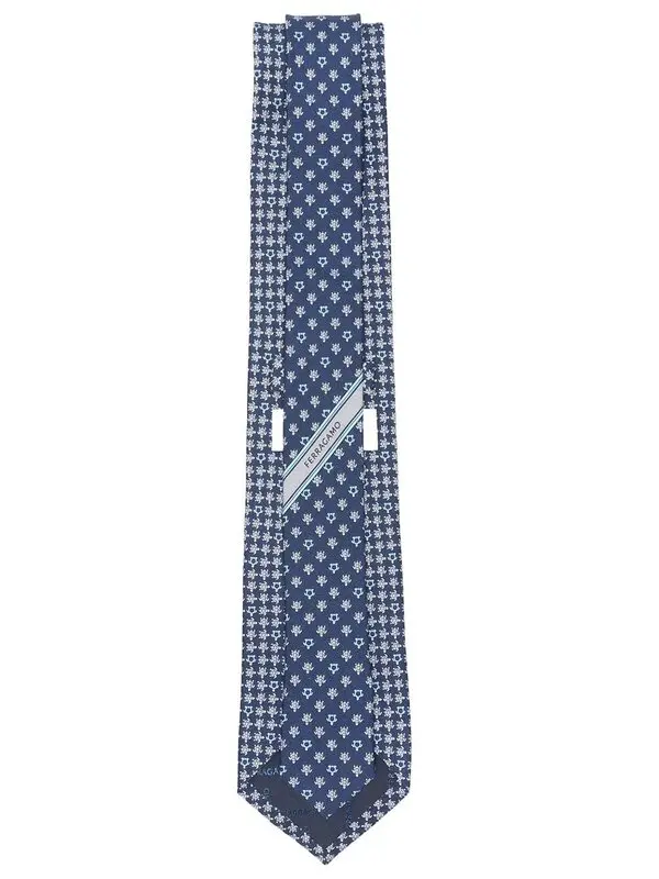 FERRAGAMO Tortoiseshell-print Silk Tie