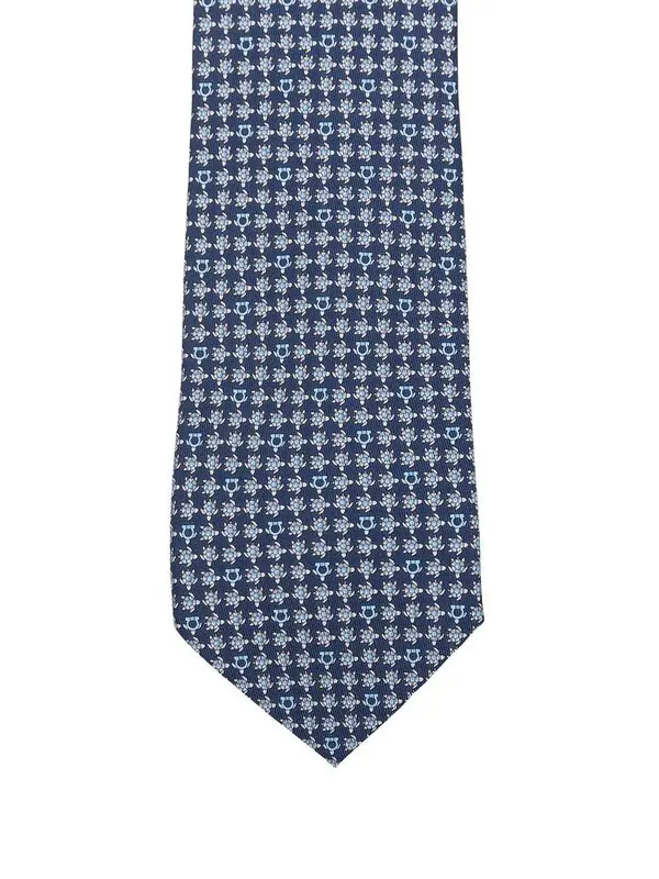 FERRAGAMO Tortoiseshell-print Silk Tie