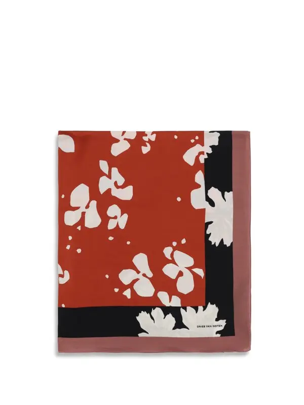 Dries Van Noten Printed Viscose Scarf