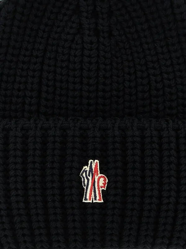 Moncler Logo Patch Beanie