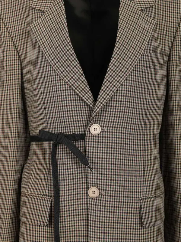 Balenciaga Tailored Wrap Jacket - Brown