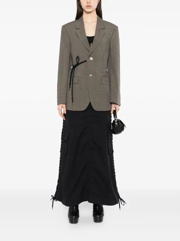 Balenciaga Tailored Wrap Jacket - Brown