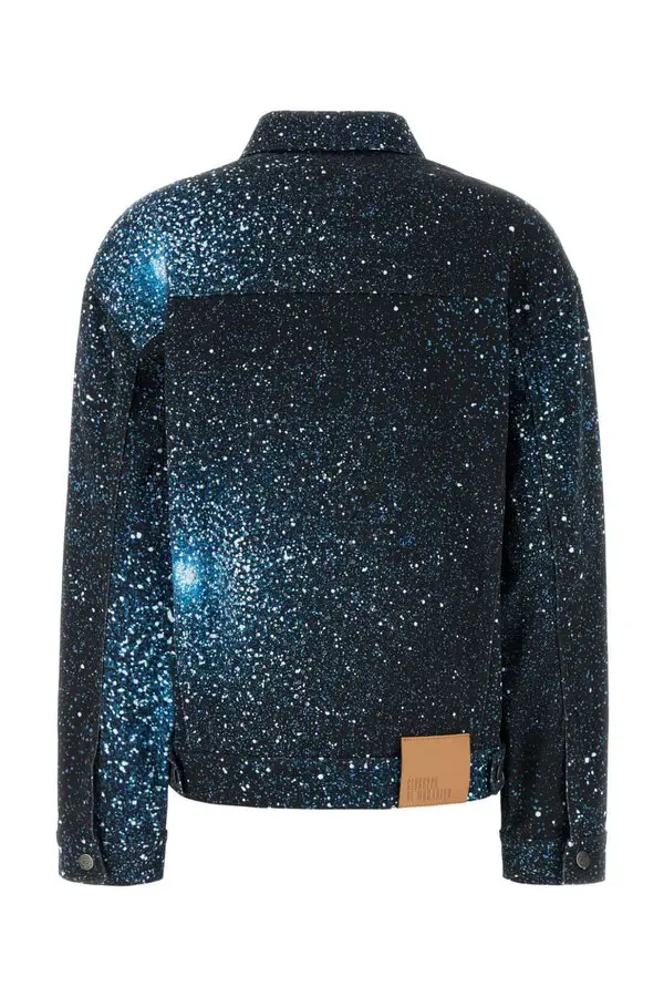 Giuseppe Di Morabito Printed Stretch Denim Jacket - Multicolor