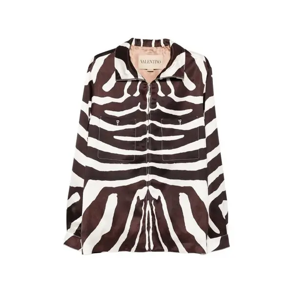 Valentino Garavani Jackets Shirt Jackets - Brown