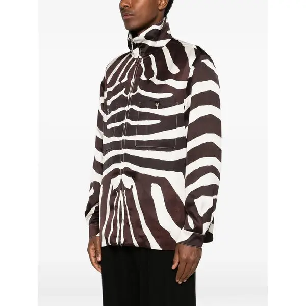Valentino Garavani Zebra Print Shirt Jacket