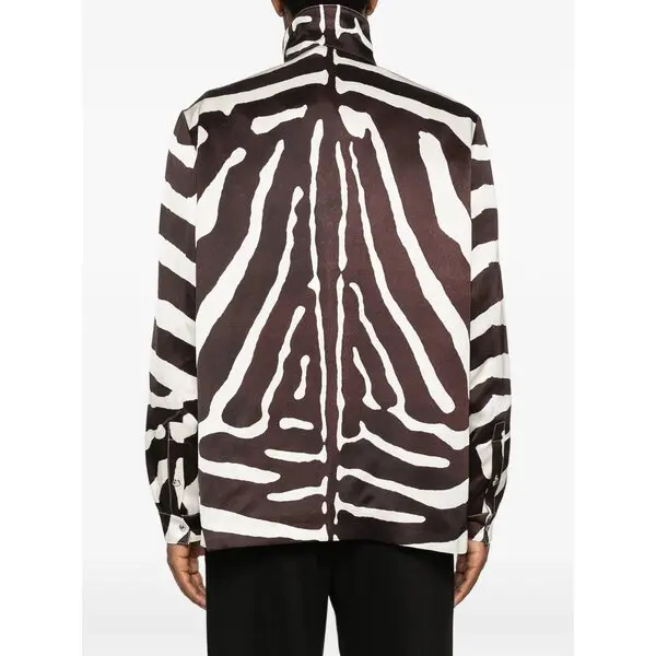 Valentino Garavani Zebra Print Shirt Jacket