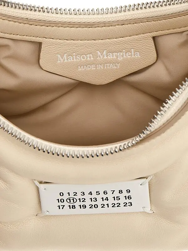 MAISON MARGIELA Glam Slam Hobo Micro Shoulder Bag - White