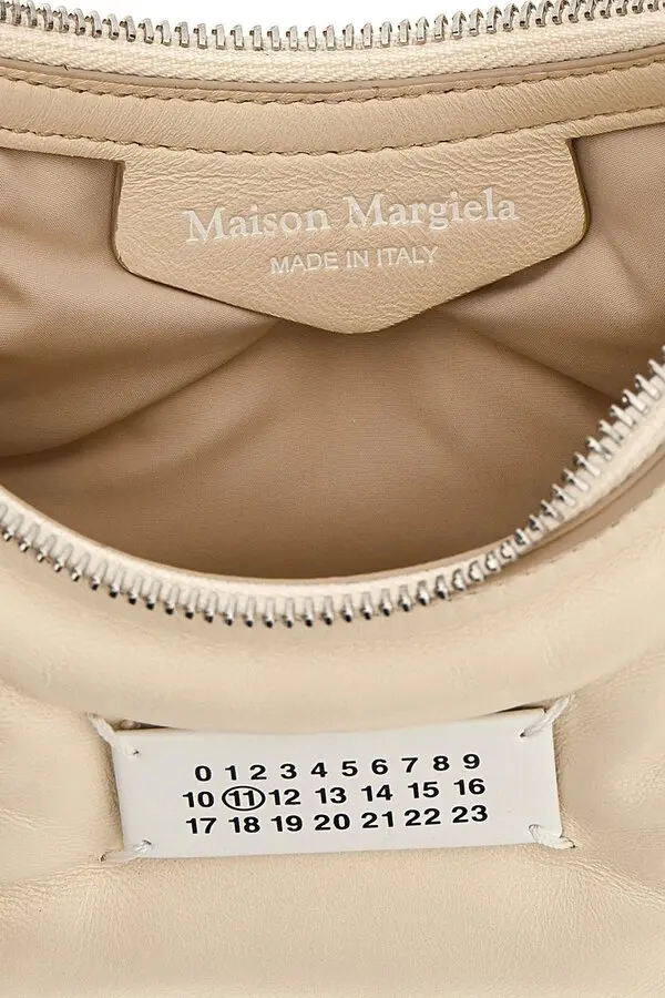 MAISON MARGIELA Glam Slam Hobo Micro Shoulder Bag - White
