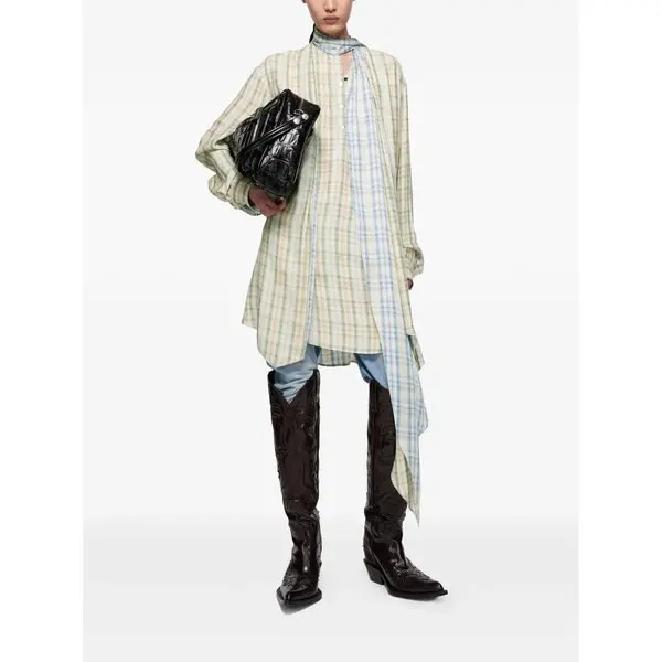 Acne Studios Silk Plaid Shirt