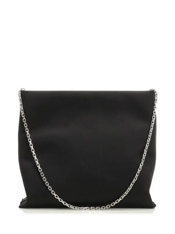 ROGER VIVIER Satin Trompette Bag - Black