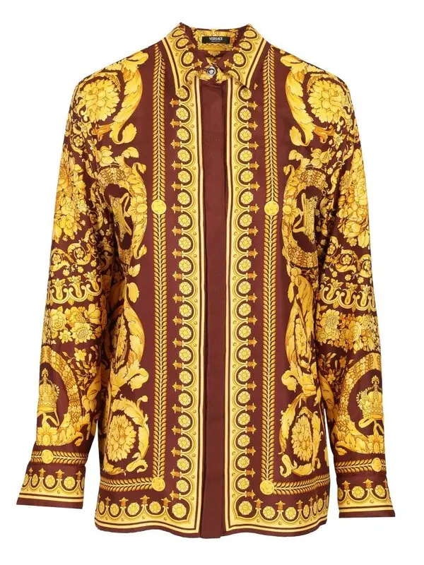Versace Silk Twill Shirt - Multicolor