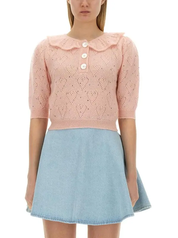Alessandra Rich Hearts Jersey