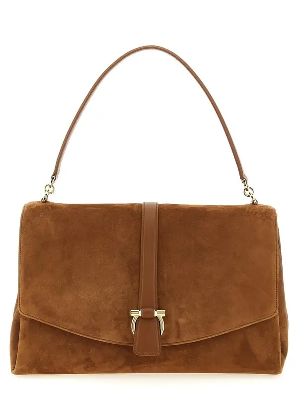 FERRAGAMO Th L' Shoulder Bag - Brown