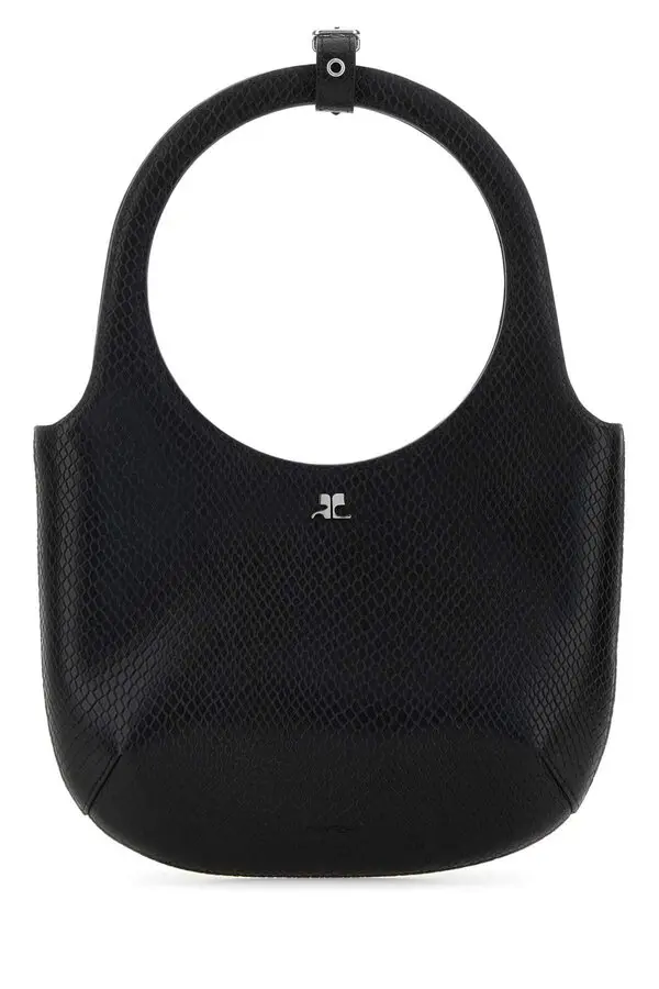 COURREGES Leather Holy Handbag