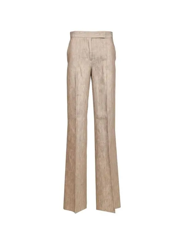 Max Mara Linen Batavia Trousers - Cream