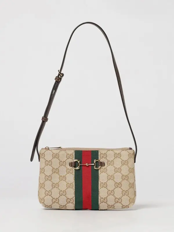 Gucci Gg Canvas Mini Shoulder Bag - Cream
