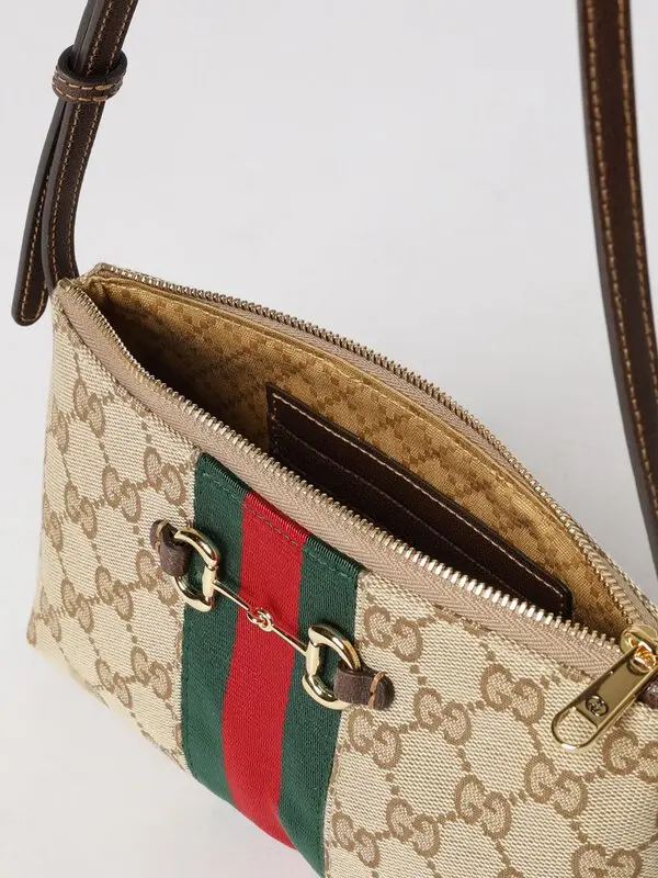 Gucci Gg Canvas Mini Shoulder Bag - Cream