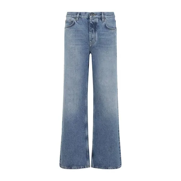 Off-White Half Arrow Slim Relaxed Jeans - Blue