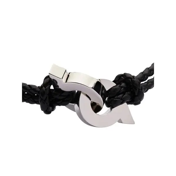 FERRAGAMO Gancini Bracelet - Black