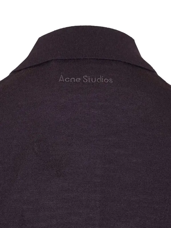 Acne Studios Layered Wool Polo Shirt