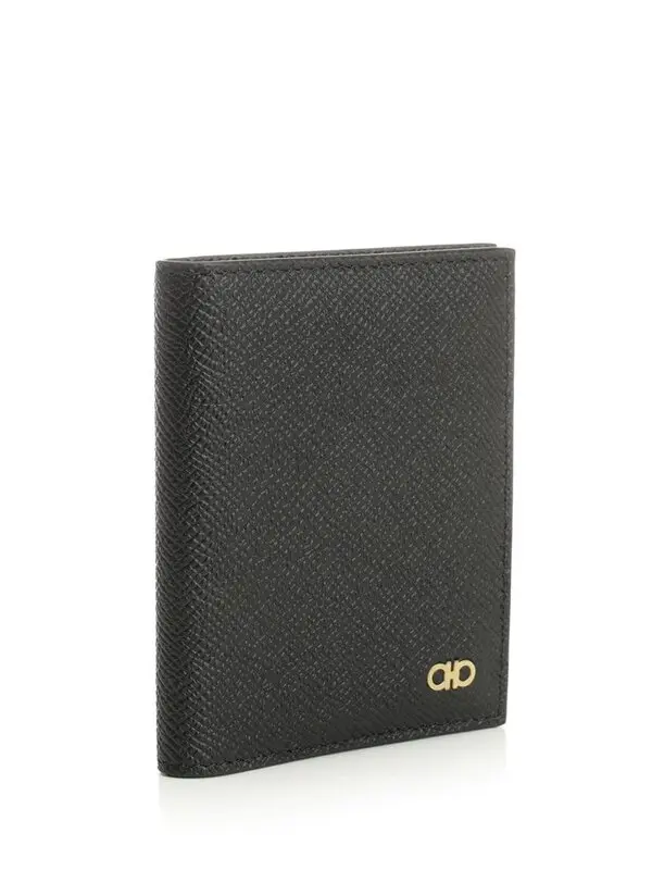 FERRAGAMO Bifold Card Holder - Black